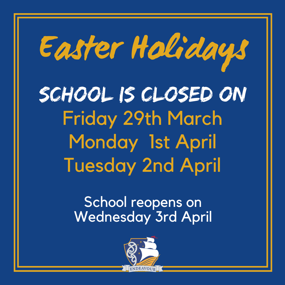 Easter Holiday: School Closure Dates - James Cook High School